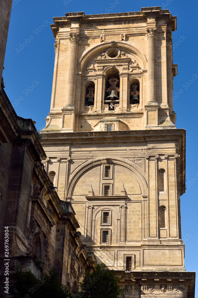 Photo & Art Print Granada Cathedral of the Incarnation truncated bell ...