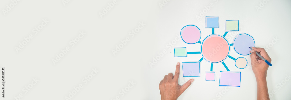 Poster Business Process and workflow flowchart Strategy infographic ...