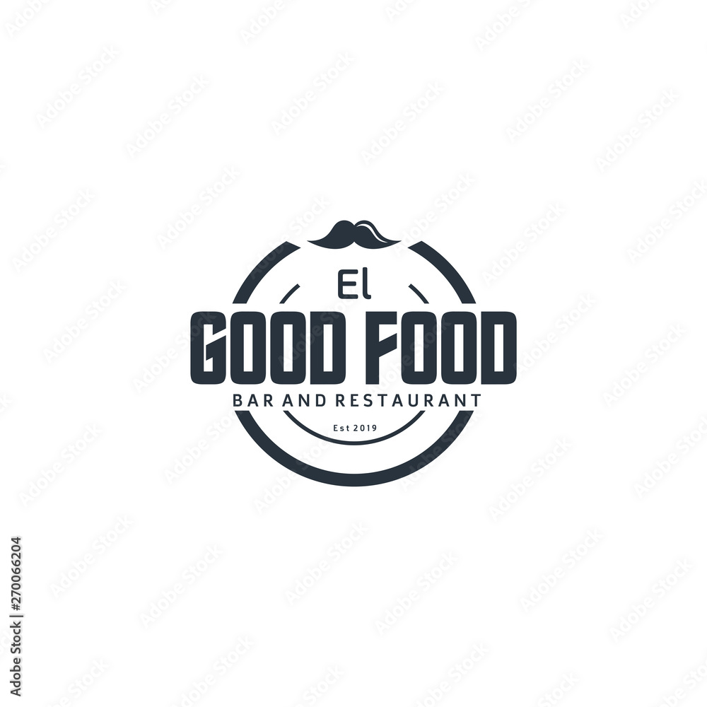 Restaurant, resto, food court, cafe logo template concept vector logo ...