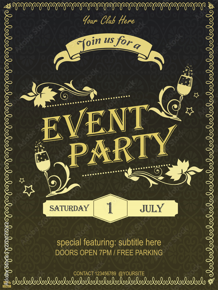 Event Invitation Card Design