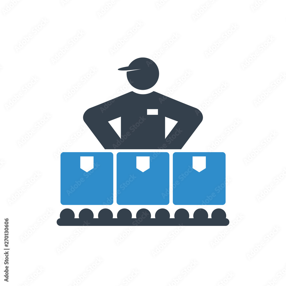 Manufacturing Process Icon