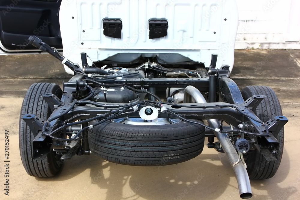 pick up chassis platform of one ton pick up before add accessory. Stock ...