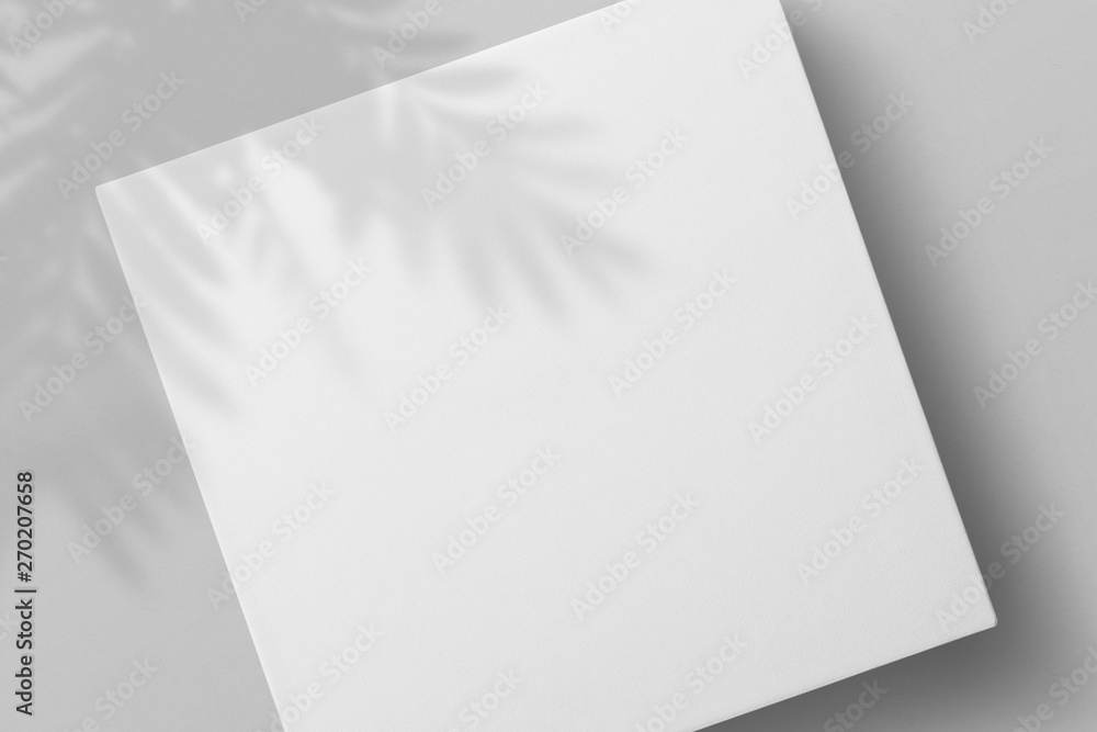 minimalistic white box mockup Stock Photo | Adobe Stock