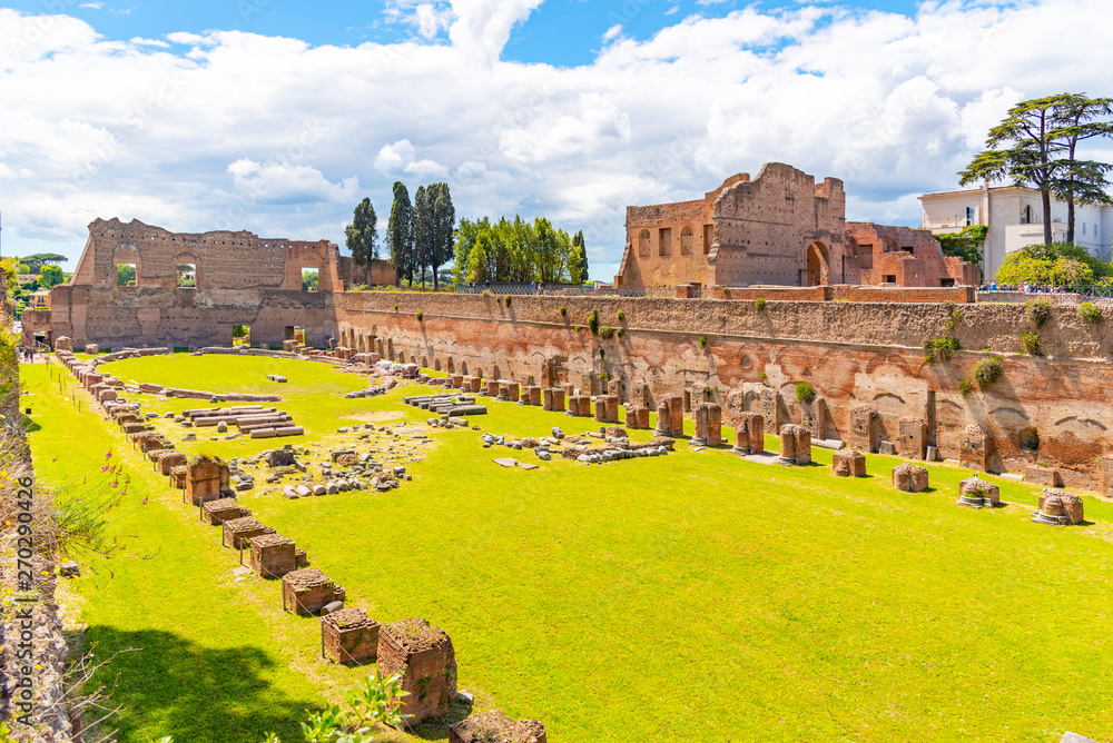 Photo & Art Print Palatine stadium - Hippodrome of Domitian, pyty
