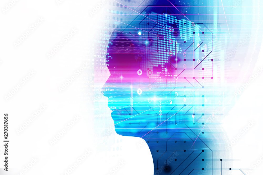 Programming code abstract technology background of software developer ...