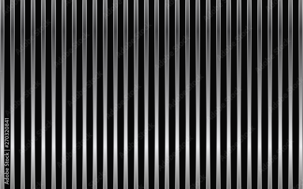 Metallic silver line with black concept. Vector template for background ...