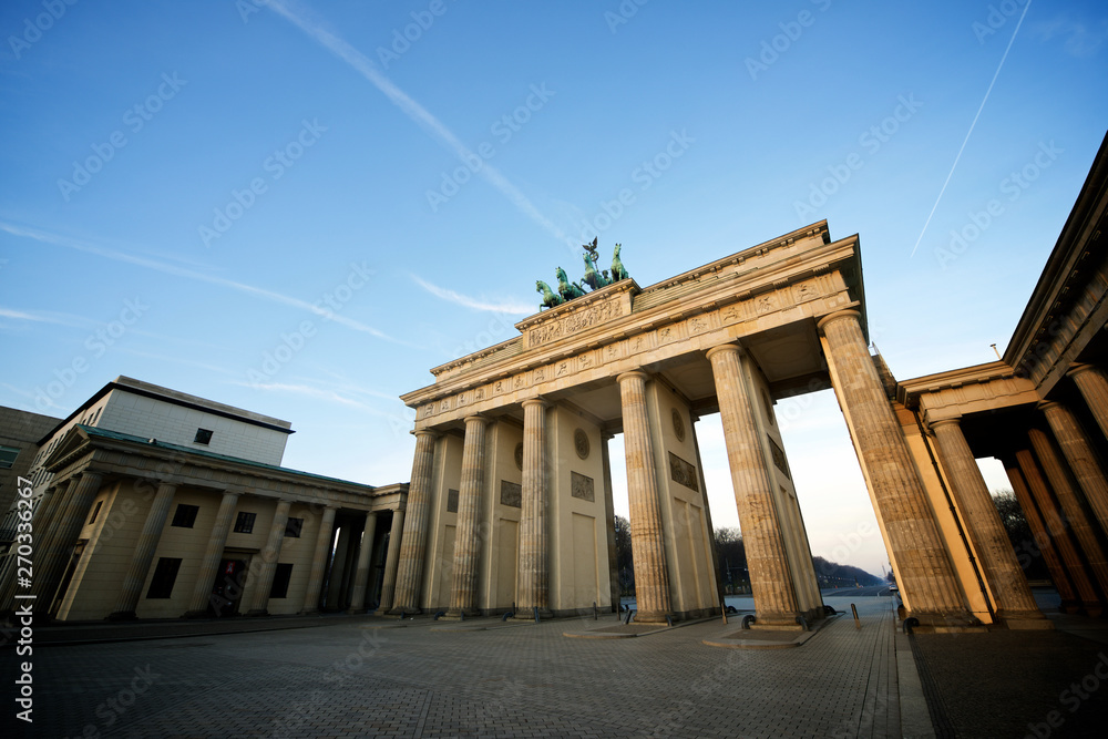 Brandenburg Gate view Stock Photo | Adobe Stock