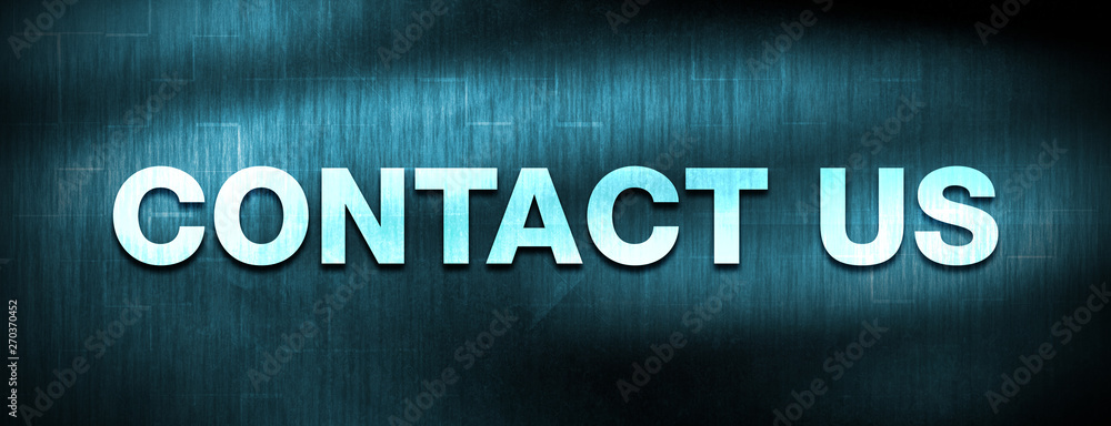 Contact Us abstract blue banner background Stock Illustration | Adobe Stock