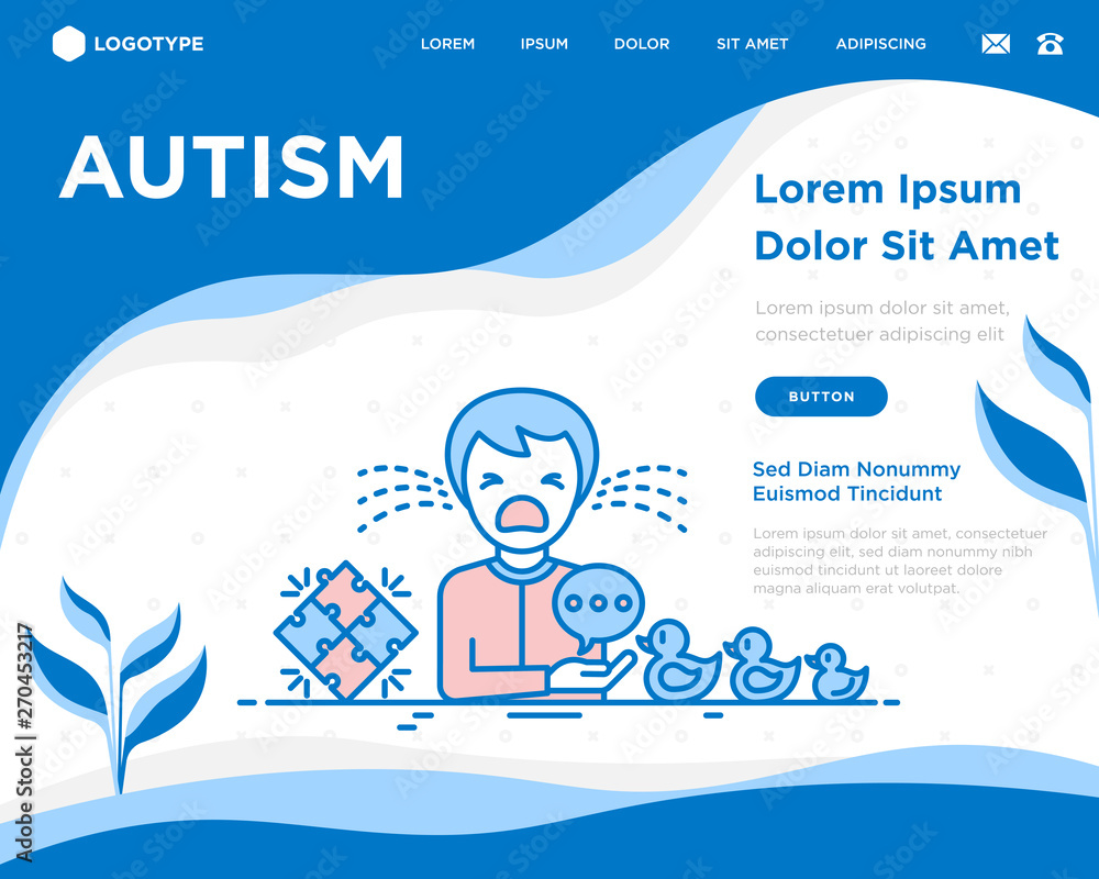Autism symptoms and adaptive skills: child is crying in hysterics, thin ...