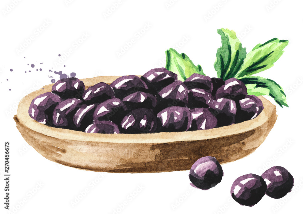 Tapioca ball on wooden plate, boba in bubble tea. Ingredients for ...