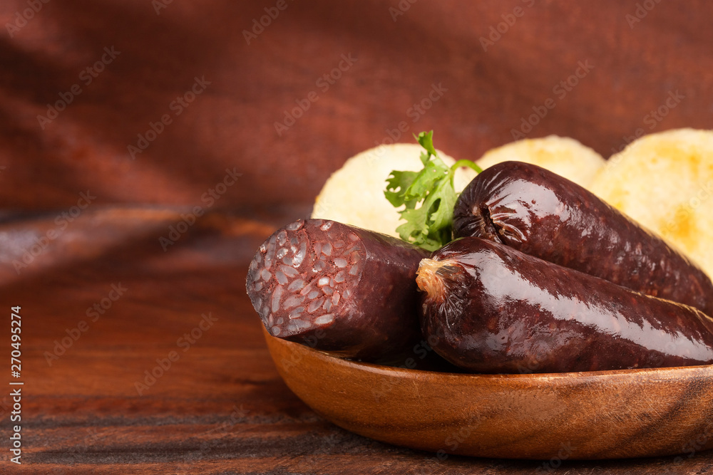 Morcilla Con Arepa