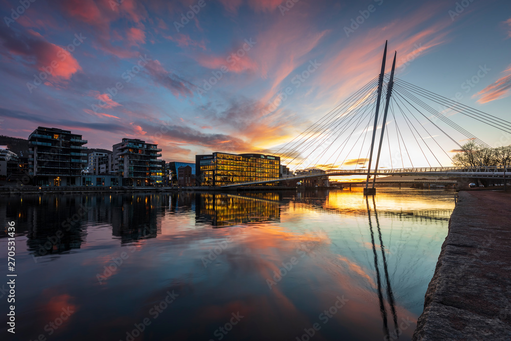 Ypsilon Bridge Drammen Stock 写真 | Adobe Stock