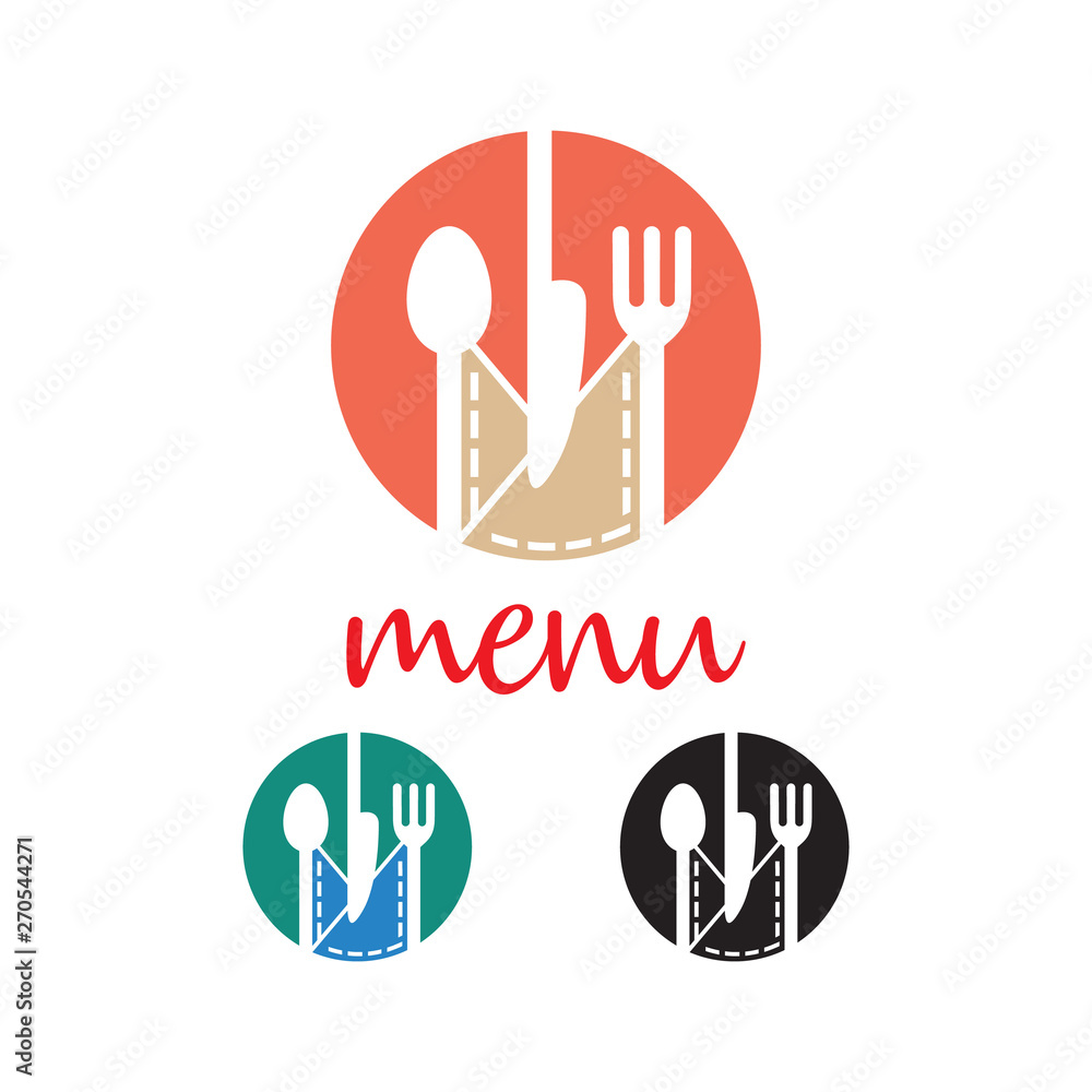 Cuisine logo. label for template menu restaurant or cafe Stock Vector ...