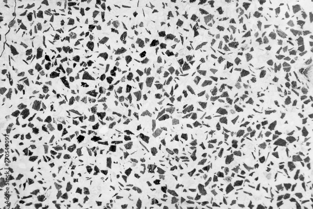 Black and white old terrazzo floor texture abstract background Stock ...