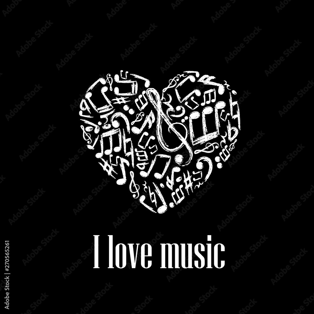 Love In Music Notes