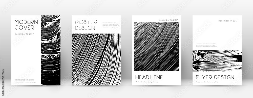 Poster Cover page design template. Minimal brochure layou – Wall Art ...