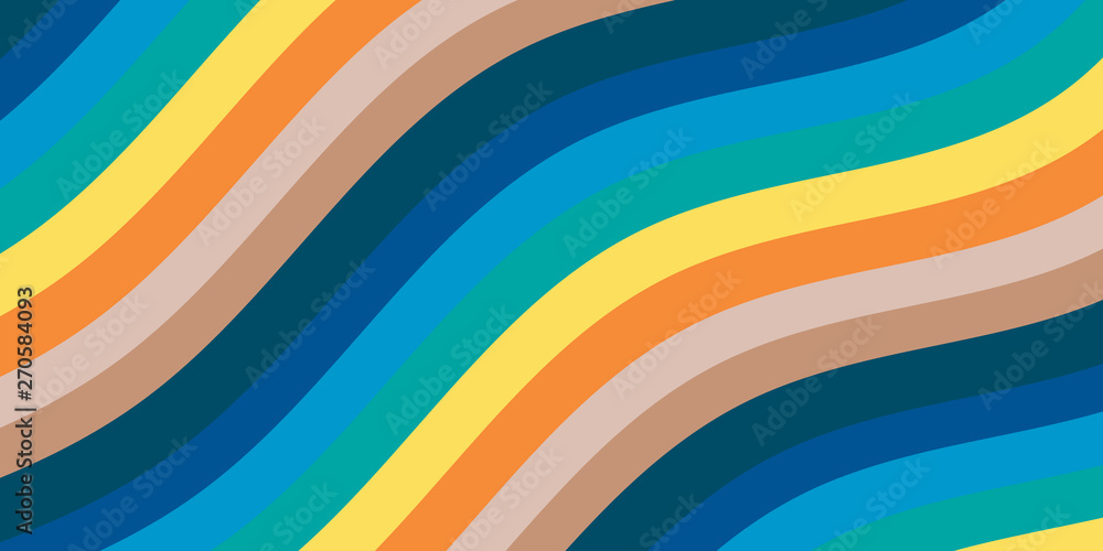 Colorful background with curved lines. Pattern design for banner ...