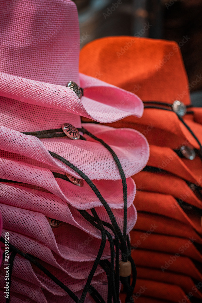 Female traditional cowboy hats, old american fabrics, rodeo gear ...
