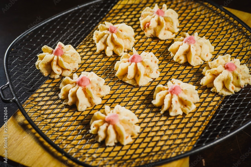 Kuih Semperit is a Malaysian traditional cookie, traditionally served ...