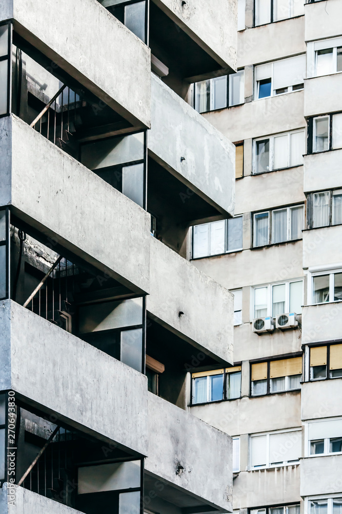 overpopulation,suburb, architecture, building, worn, torn Stock Photo ...
