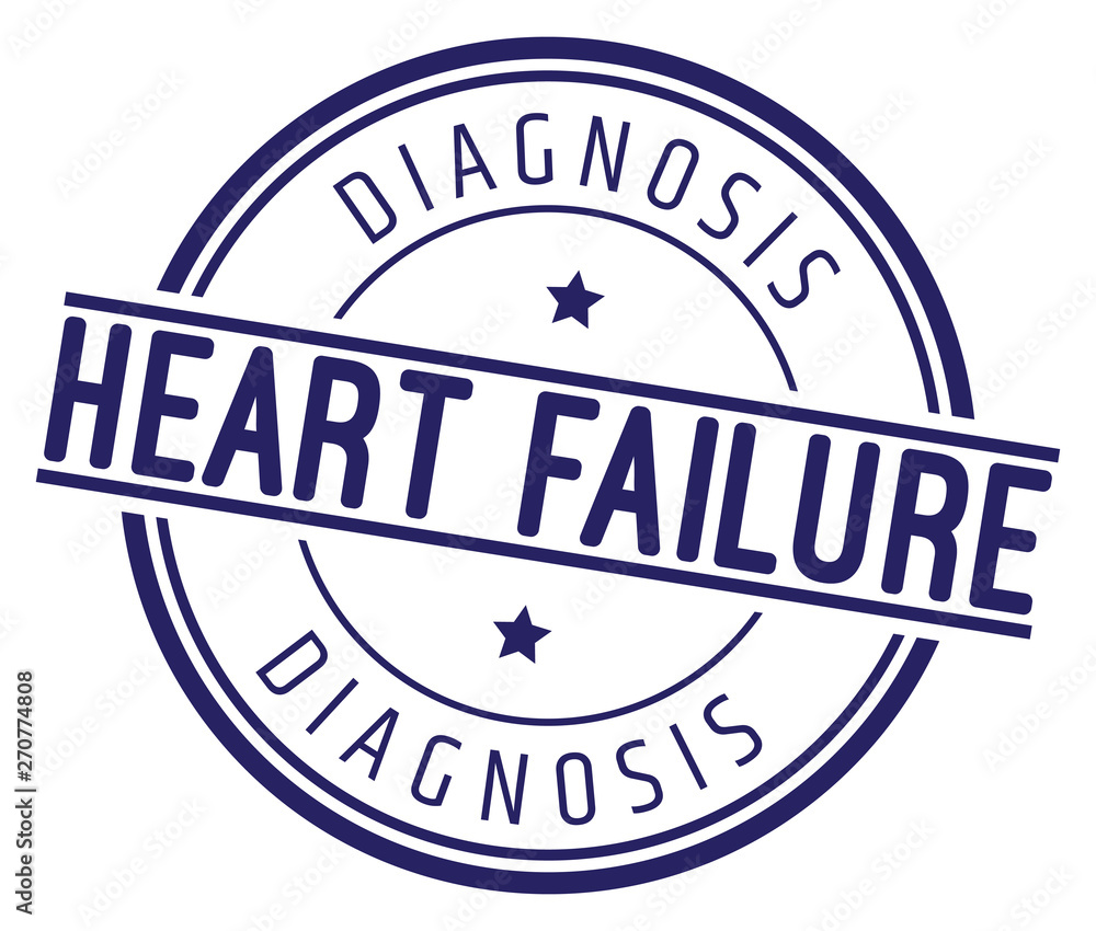 Heart Failure Diagnosis Stock Vector | Adobe Stock