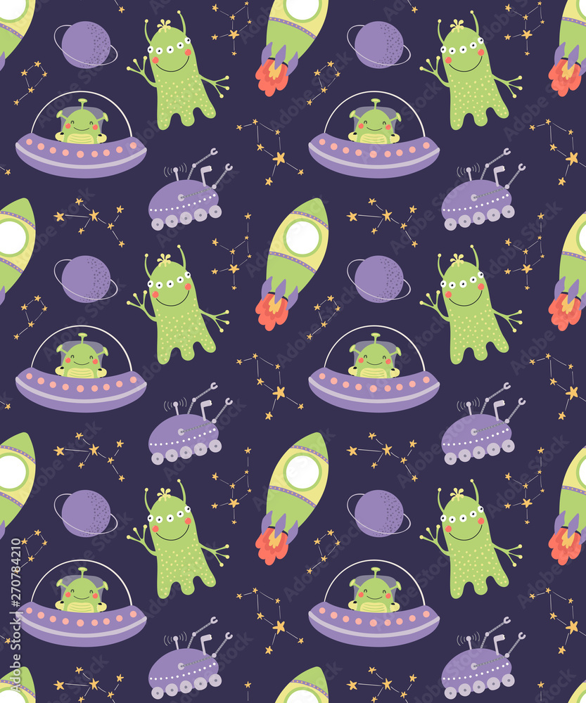 Cute Aliens Wallpaper