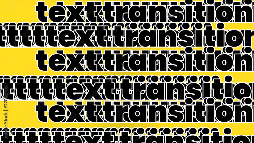 Bold Text Transition Stock Template | Adobe Stock