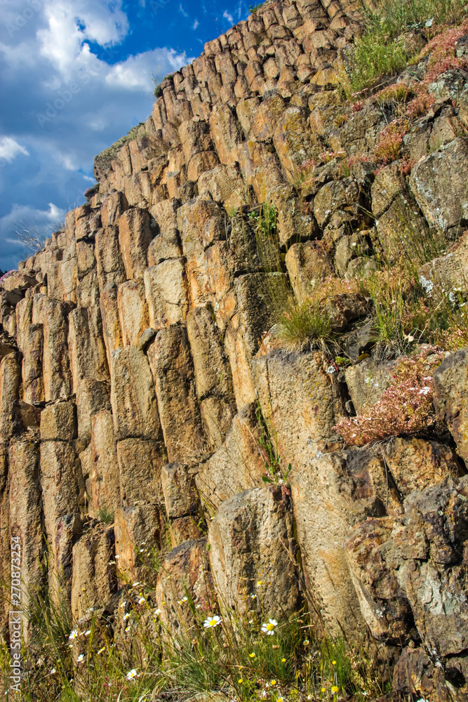 Geological basalt. Geological formations. Kizilcahamam guvem Ankara ...