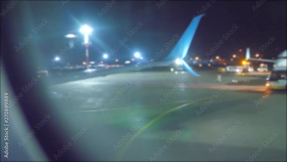 landing aircraft on the airfield. takeoff airplane aircraft flight ...