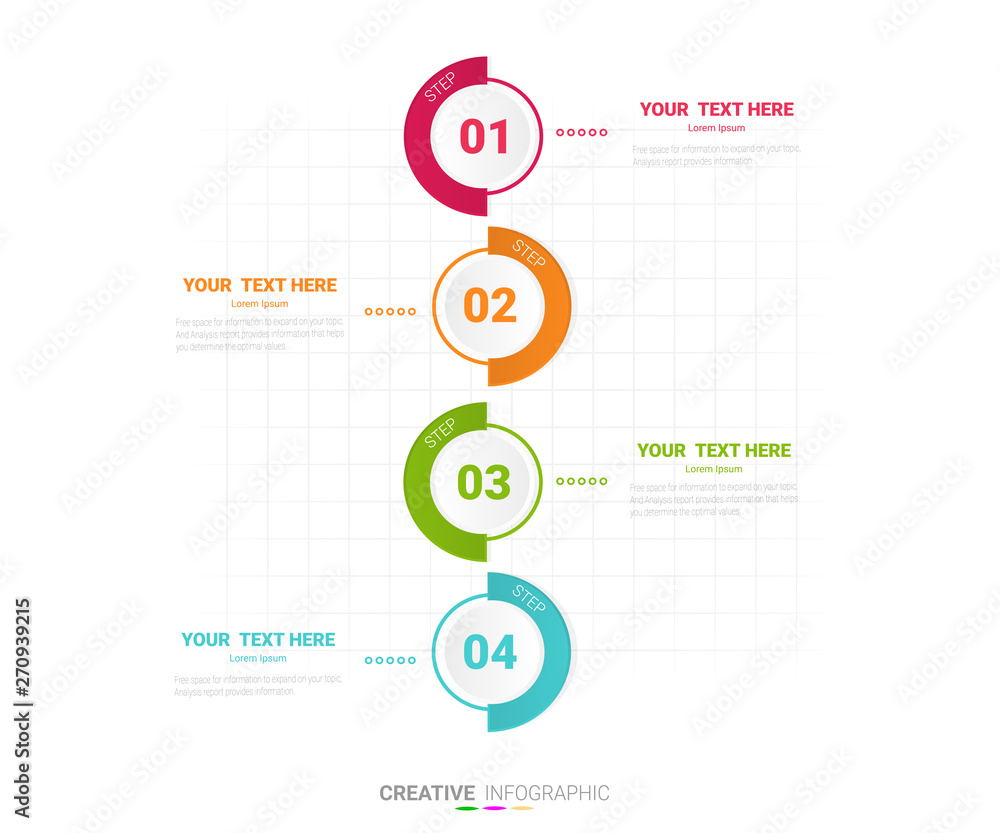 Timeline Infographics Template, Vector infographics timeline design ...