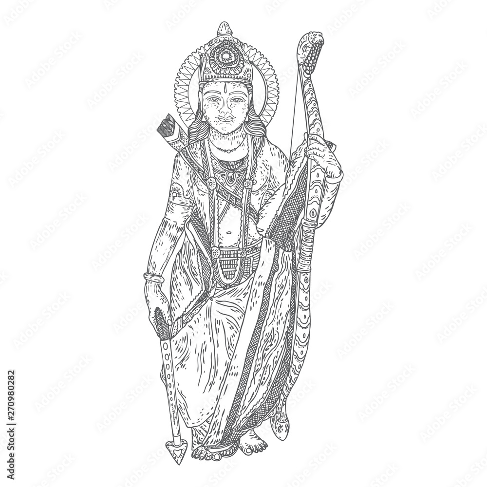 Navratri Festival Drawing