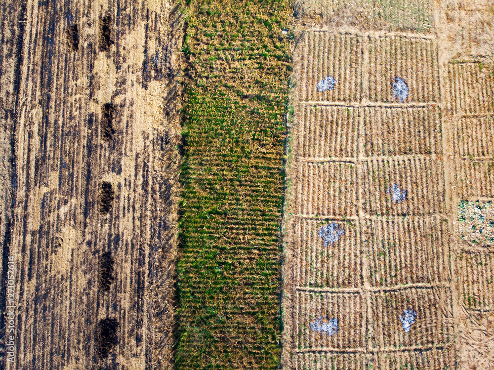Empty farming land waiting for new agriculture season Stock Photo ...
