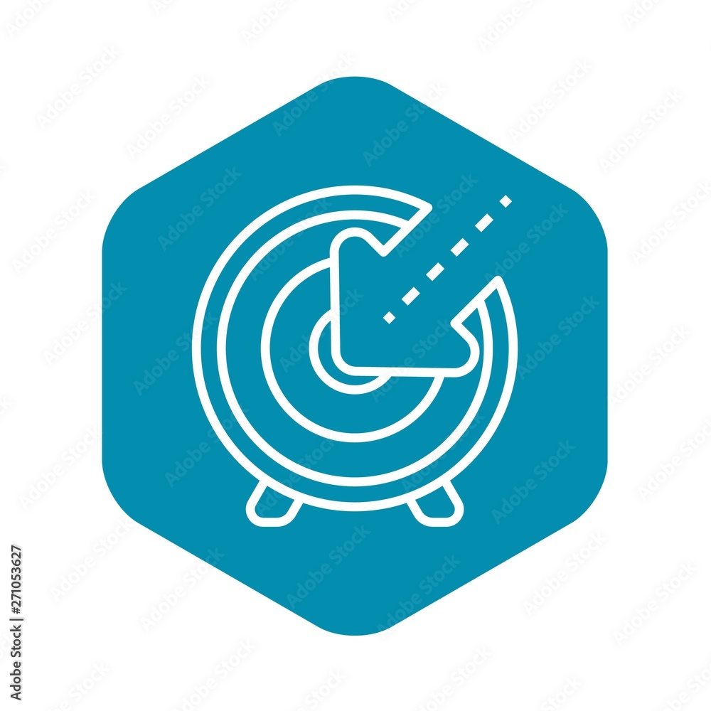 Target arrow icon. Outline target arrow vector icon for web design ...