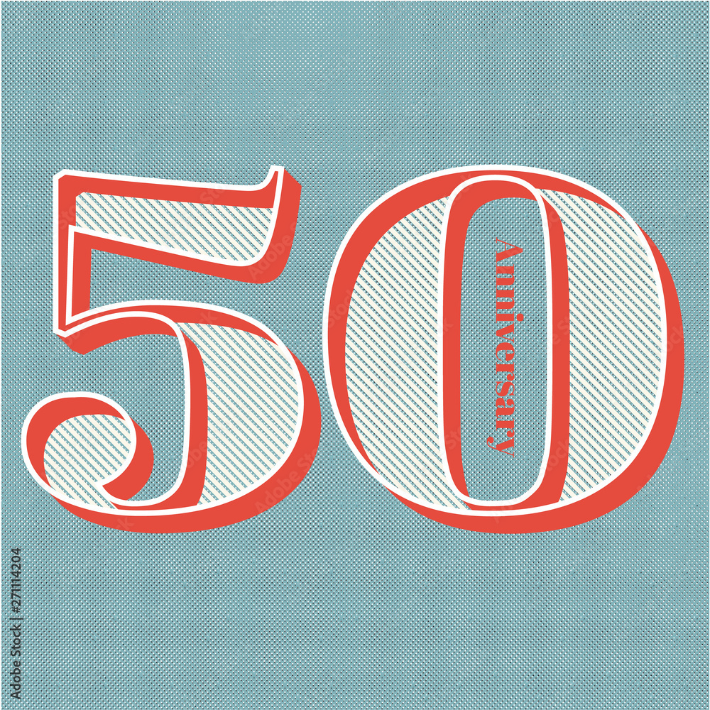 Handwriting vector vintage pop art style for celebrating, anniversary ...