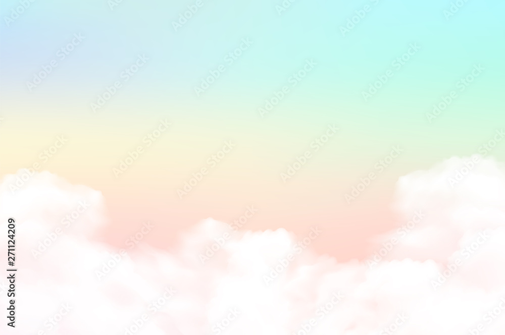 sky background and pastel color. EPS 10 Stock Vector | Adobe Stock