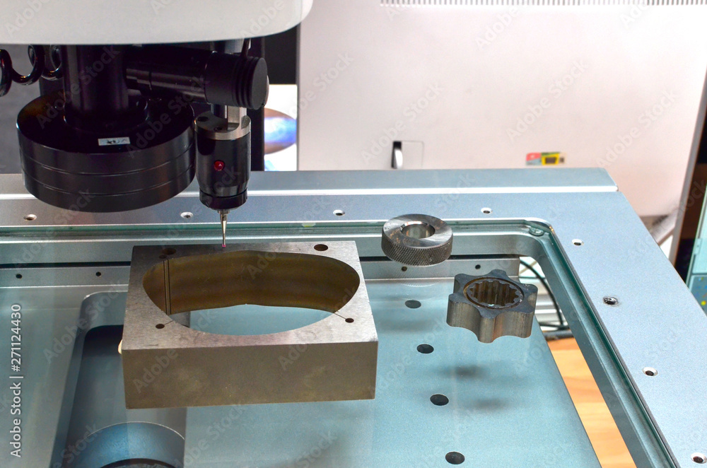 CNC Touch Probes for Quality control on milling CNC machine. Precision probe sensor at ...