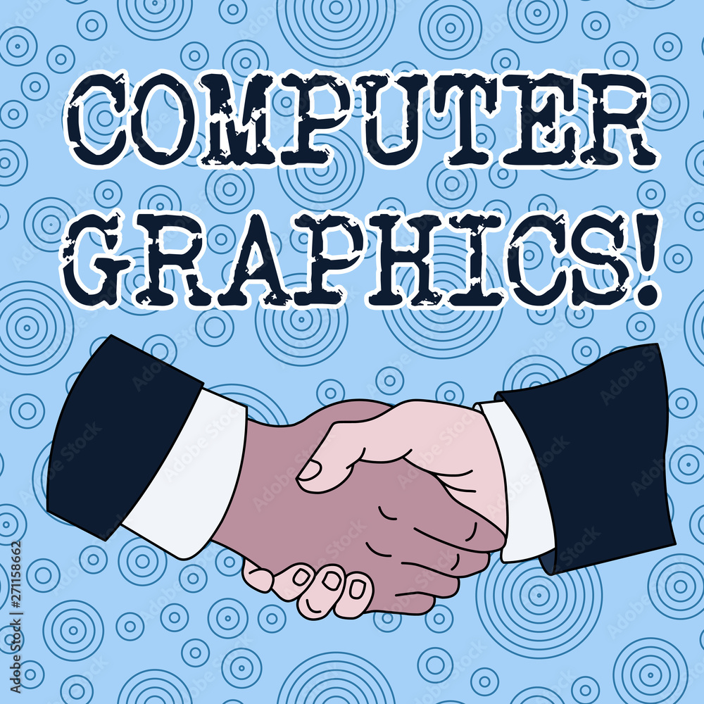 Conceptual hand writing showing Computer Graphics. Concept meaning ...