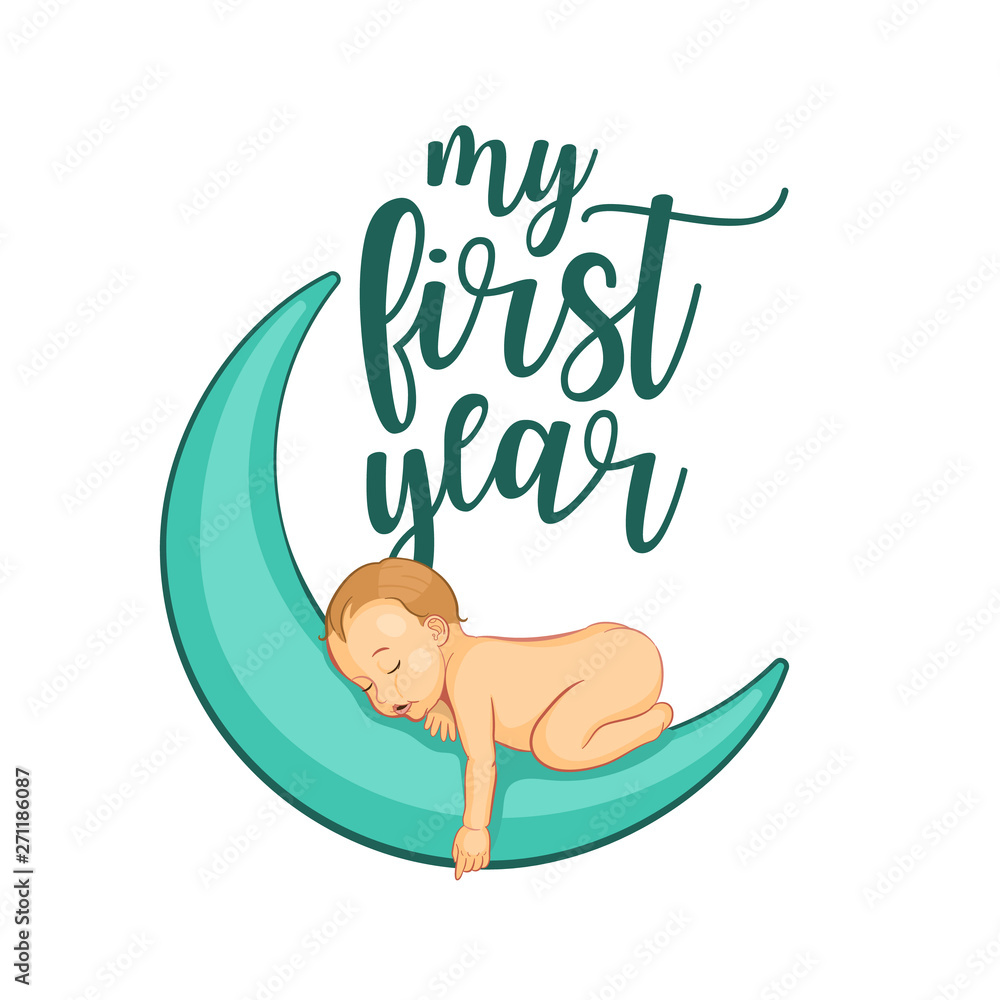 My first year. Hand lettering quotes to print on babies clothes ...