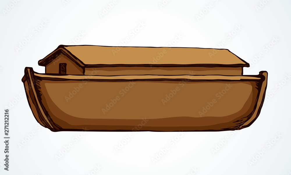 Poster Biblical Noah's Ark. Vector drawing – Wall Art | UkPosters