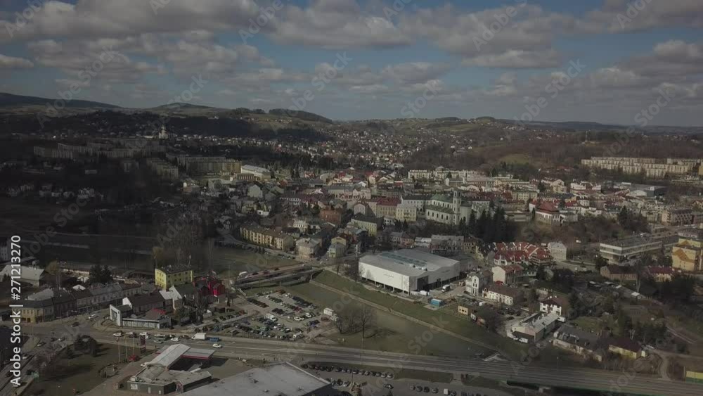 Gorlice, Poland - 4 5 2019: Panorama of the historic center of the ...