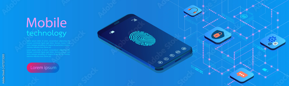 Mobile screens modern infographic. Diagram template and chart graph ...