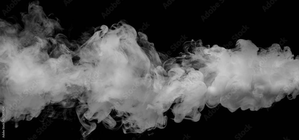 Cloud of vapor. dark black background Stock Photo | Adobe Stock