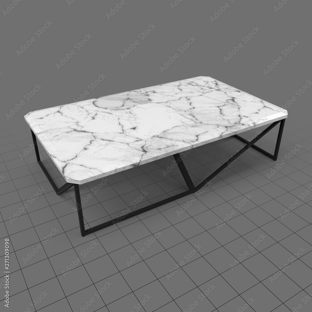 Marble table Stock 3D asset | Adobe Stock