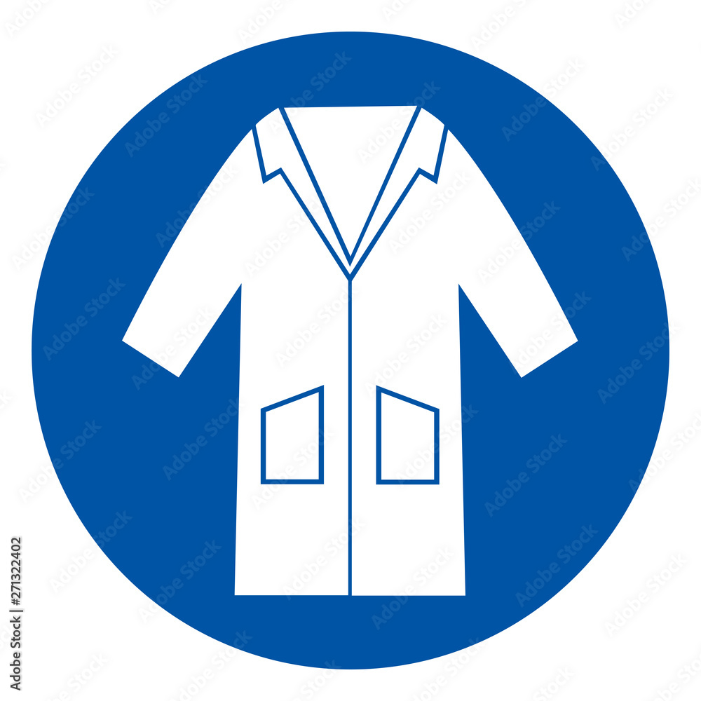 Wear Smock Symbol Sign, Vector Illustration, Isolate On White ...