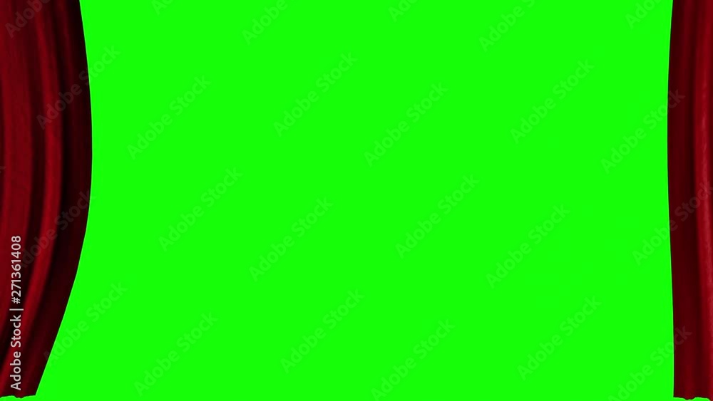 Five options for opening texture curtains with a green screen. Textured ...