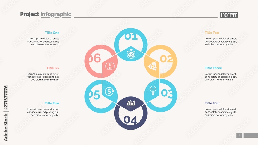 Hexagon chart. Process diagram, cycle graph, layout. Creative concept ...