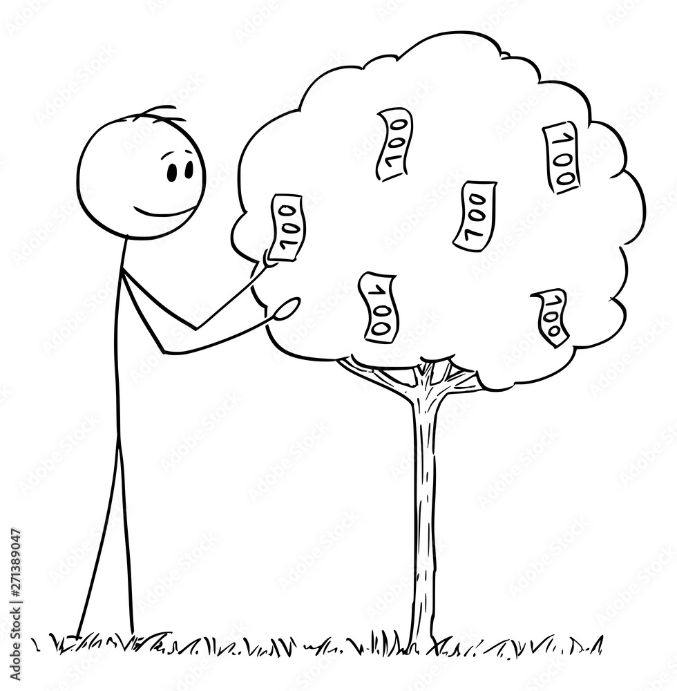 Vector cartoon stick figure drawing conceptual illustration of man or ...