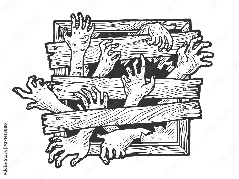 Boarded Up Windows Drawing