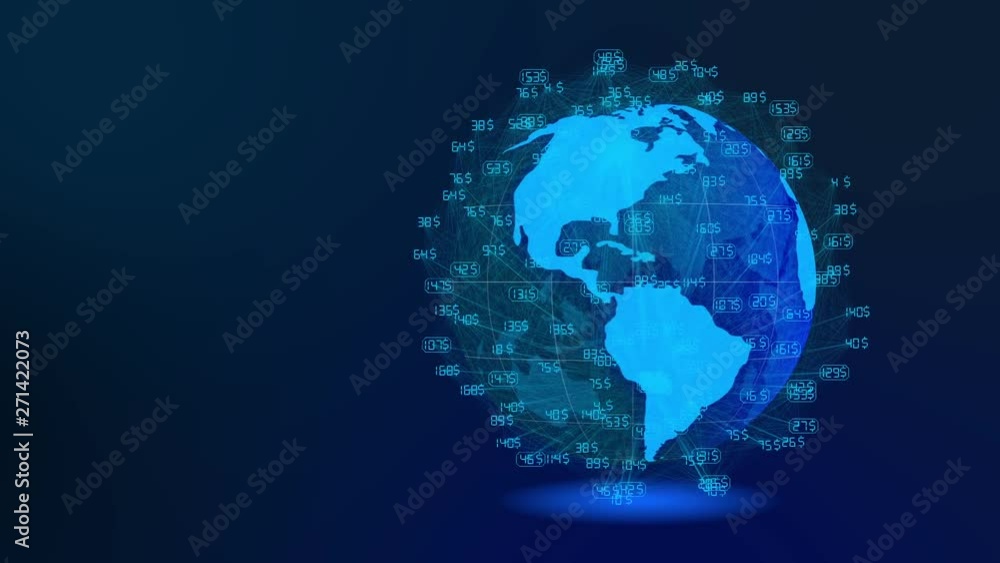 Visible Earth Blue Marble Digital Clouds Earth rotating animation ...