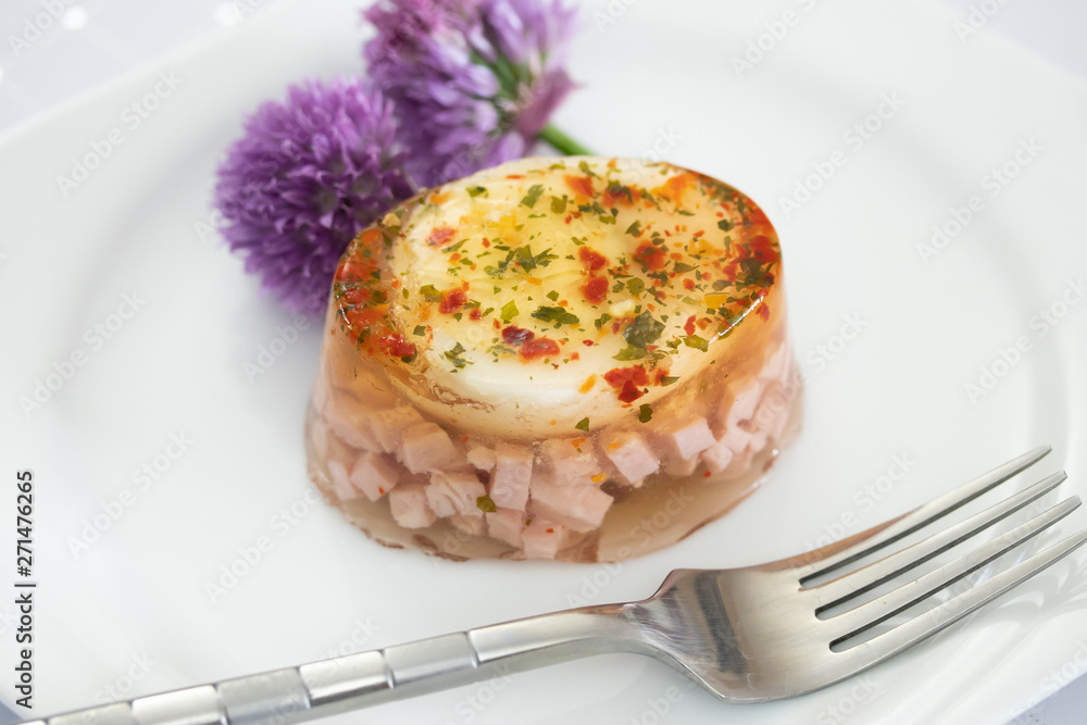 aspic au jambon Stock Photo | Adobe Stock
